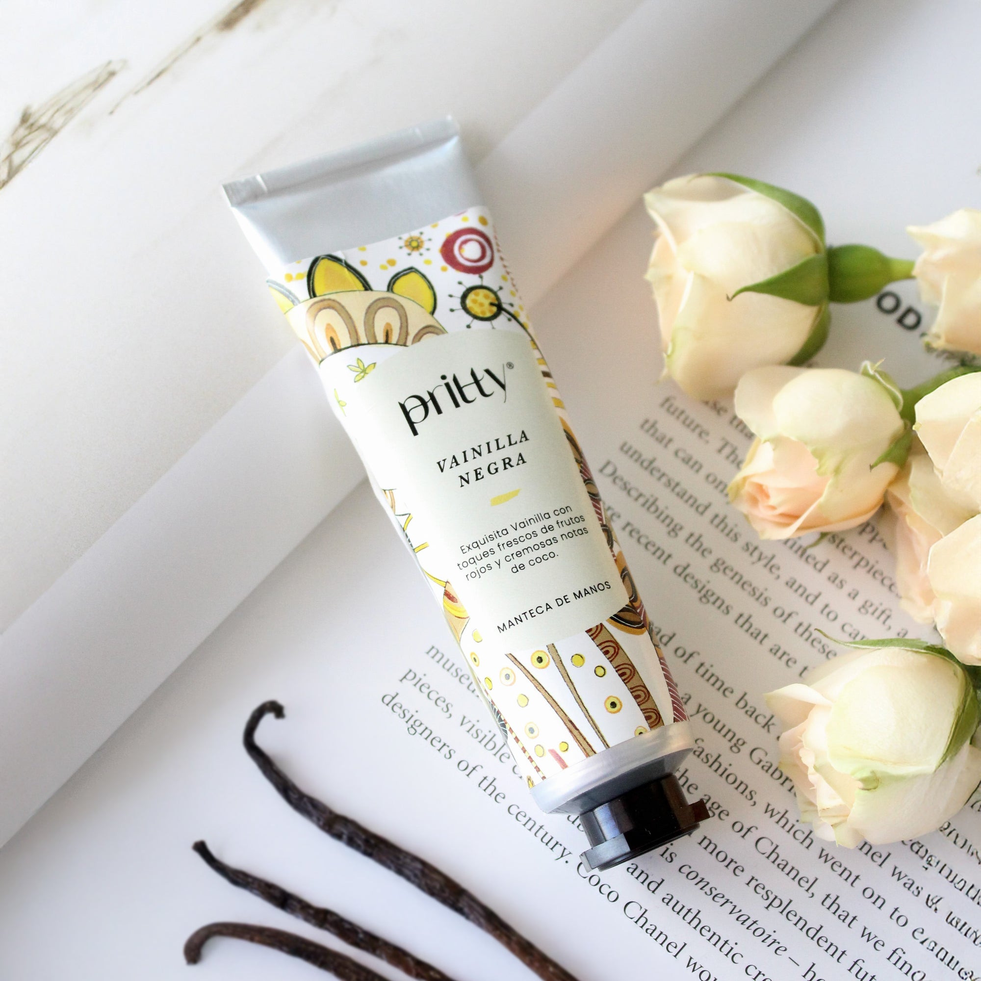 Manteca de Manos Vainilla Negra 50ml. – Pritty
