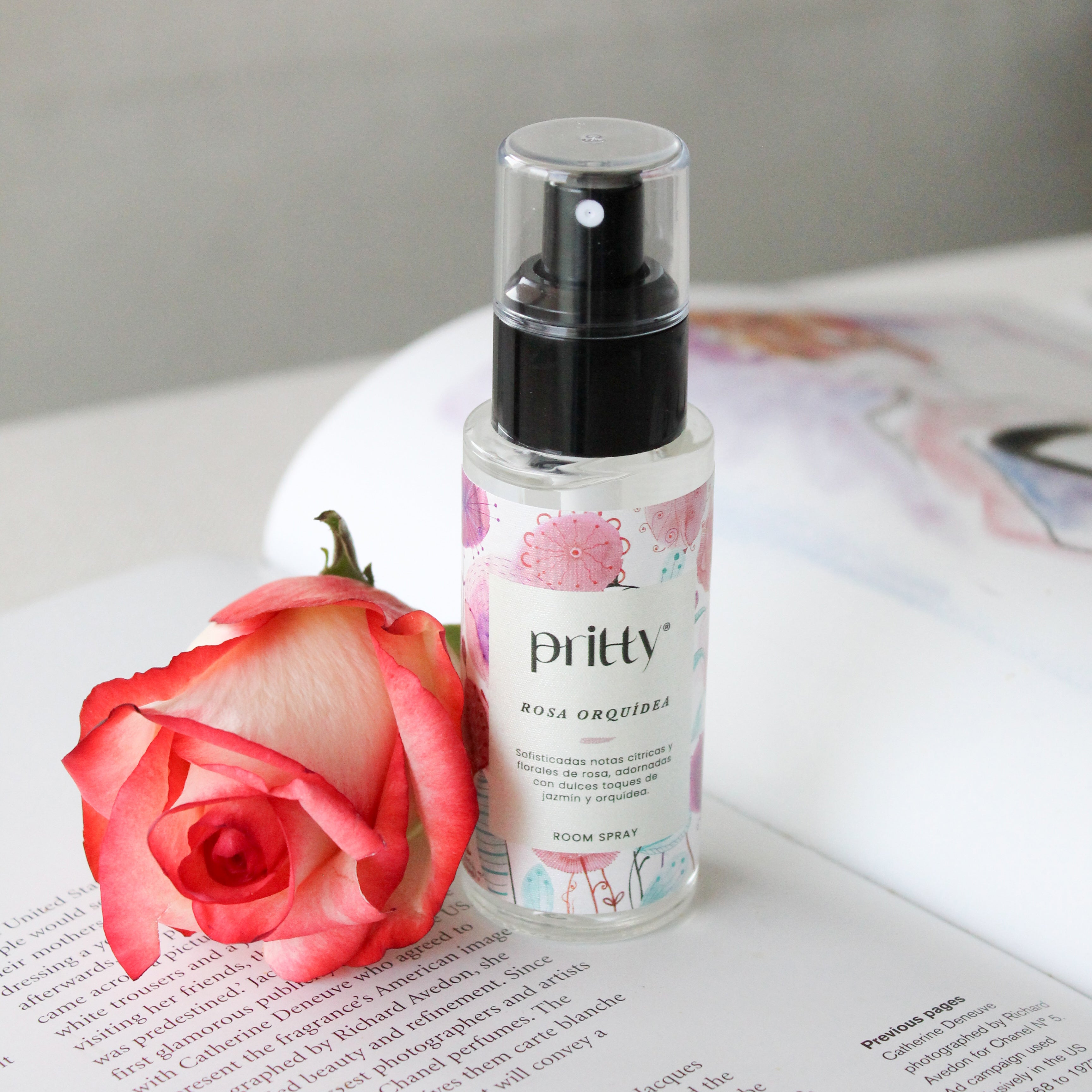 Mini Room Spray Rosa & Orquidea 50 ml – Pritty